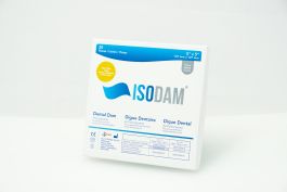 4D Rubber Dental Dam ISODAM Non-Latex 5 "x 5" Blue Heavy 20/box