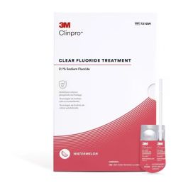 3M Clinpro Clear Fluoride Treatment – Watermelon, 0.50ml Unit Dose, 100/pk | SKU 7110W