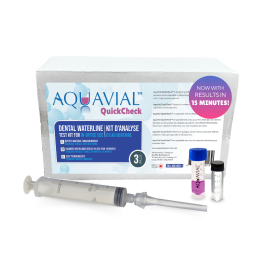 Exact AquaVial QuickCheck: 15 Minute Dental Waterline Test Kit (3-pack)