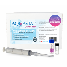Exact AquaVial QuickCheck: 15 Minute Dental Waterline Test Kit (12-pack)