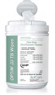 Scican OPTIM 33TB Wipes Unscented 160/can