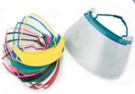 TIDI Face Shields Assemble ‘n Go Visors Only 100/Cs