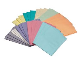 Medicom Bib Dry-Back 2-Ply White 500/case