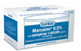 Septodont Anesthetic Marcaine HCI 0.5% w/Epinephrine 1:200000 50/box