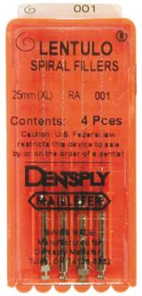 Maillefer Lentulo Paste Fill 21mm RA #3 4/pkg