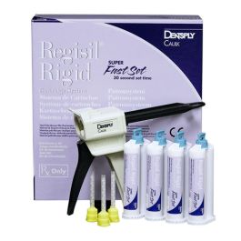 Dentsply Regisil Rigid Refill Super fast 4 - 50 ml Cartridges w/12 tips