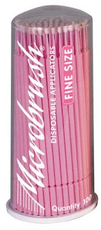 Buy Microbrush Tube Applicators - Fine Pink, 100/Tube