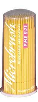 Buy Microbrush Tube Applicators - Fine Yellow, 100/Tube