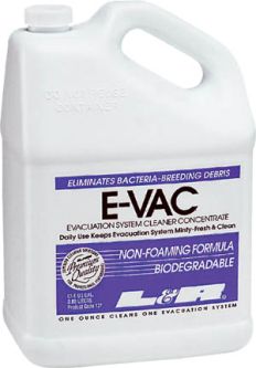 L&R Cleaner E-Vac Evacuation system cleaning solution concentrate 1 Gallon