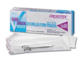 Crosstex Sure Check Sterilization Pouches 5.25"x6.5" (13 x 16.5cm) 200/box