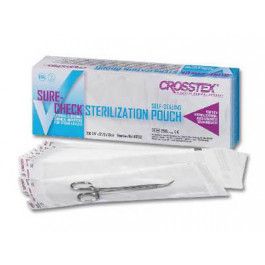 Crosstex Sure Check Sterilization Pouches 2.25" x 4" (6cm x 10cm) 200/box