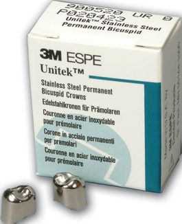 3M Crown Unitek Permanent SS First/Second Bicuspid UL1 5/Box