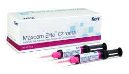Kerr Maxcem Elite Chroma Refill Pack - Clear 2 Syringes