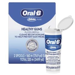 Crest Oral B Glide Healthy Gums 160 M Vial 2-Ct Refill