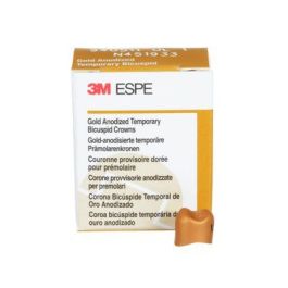 3M Crown Gold Anodized First Molar Upper Left Size 1 5/box