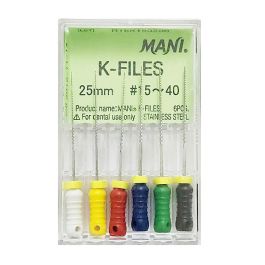 Mani K-Files 21mm #6 6/pkg