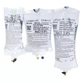 Baxter Sodium Chloride 0.9% Injection USP 250ml Bag * Non-Returnable