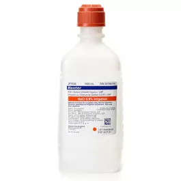 Baxter Sodium Chloride 0.9% Irrigation USP 1000ml Bottle *NON-RETURNABLE*