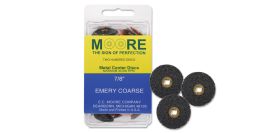 Moore Discs Paper Brass Center Sand Coarse 3/4" 200/discs