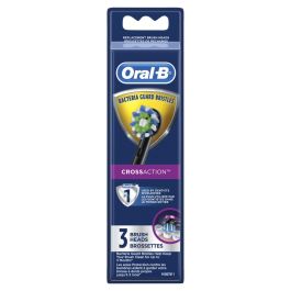 Crest Oral B Brush Heads CrossAction Black Refill Pack 3/Pk