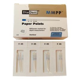 Diadent Paper Points mm marked Cell pack #40 200 Points/box