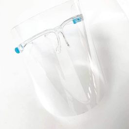 Plasdent Frame Face Visors 1 Frame + 12 Visors Blue 7008-2