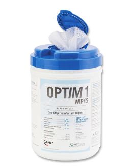 Scican, OPTIM 1 Disinfectant Wipes 6" X 7" 160/can