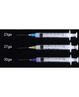 Plasdent Monovac Irrigation Needle 3cc Syringe w/ 23ga needle Blue 100/Bx