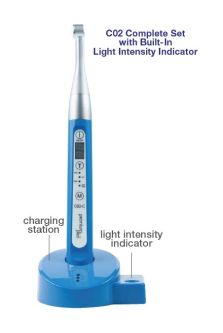 Premium Plus C02-C Led Curing Light (Classic - 90 Deg) - Blue W/ 10Mm Light