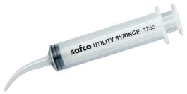 Safco Syringe 12 cc Utility Multipurpose Curved 50/bag