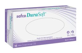 Safco Gloves DuraSoft Latex Powder-Free Small 100/bx